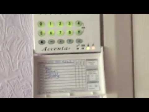 Burglar Alarm || Panic button test on ade accenta - YouTube