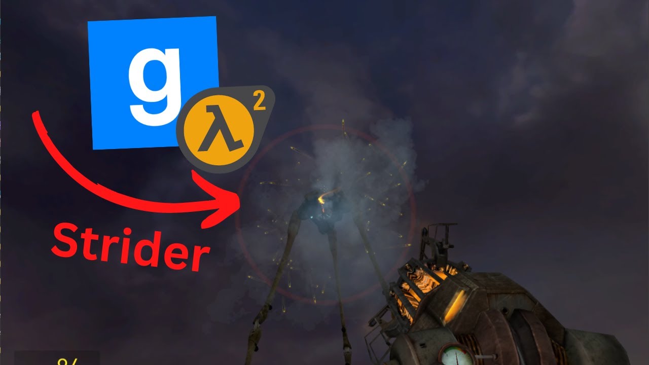 Garry's Mod Realistic Explosion to a Strider (No Mods Required) - YouTube