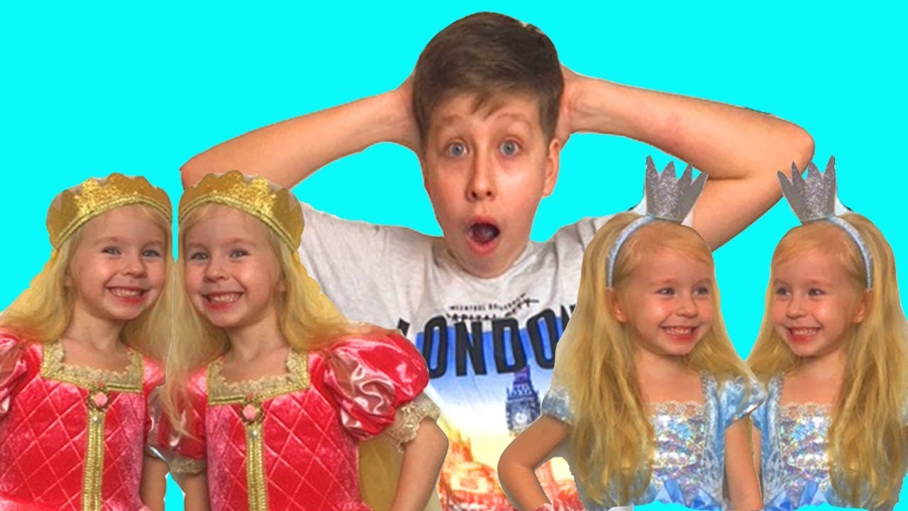 Алиса и Даня веселая история для детей про двойняшек Alice Pretend Play ...