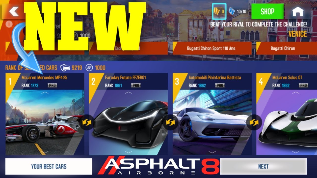 RARE! gauntlet mode - Asphalt 8 Airborne: McLaren Mercedes MP4-25 ...