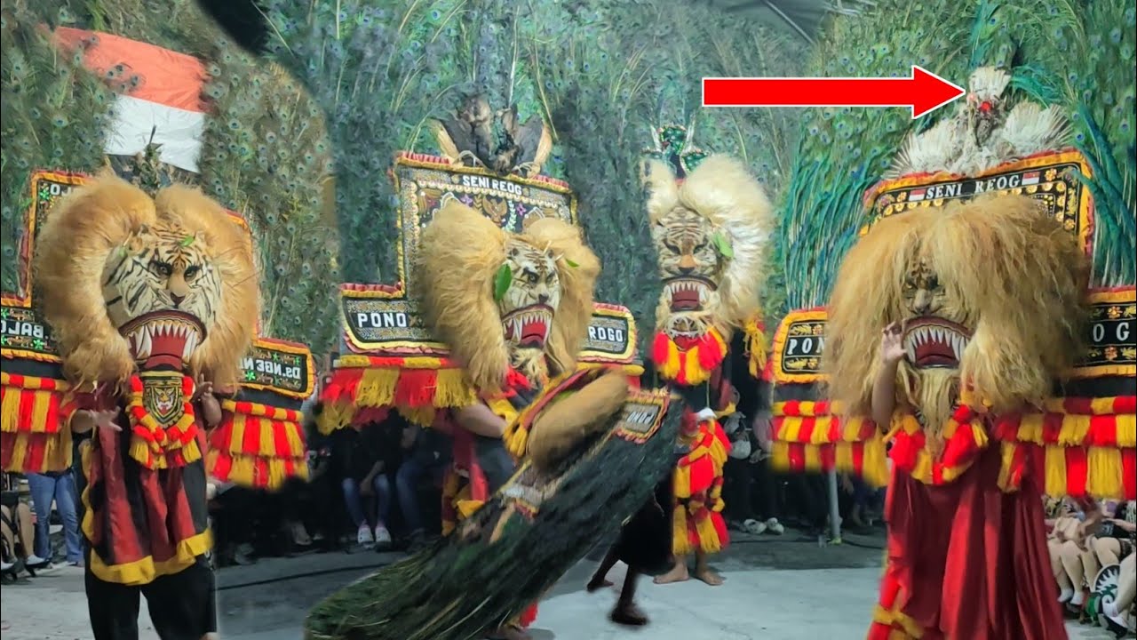 MERINDING MATA MERAK MENYALA MERAH REOG PONOROGO TERBESAR GEGERKAN HUT ...