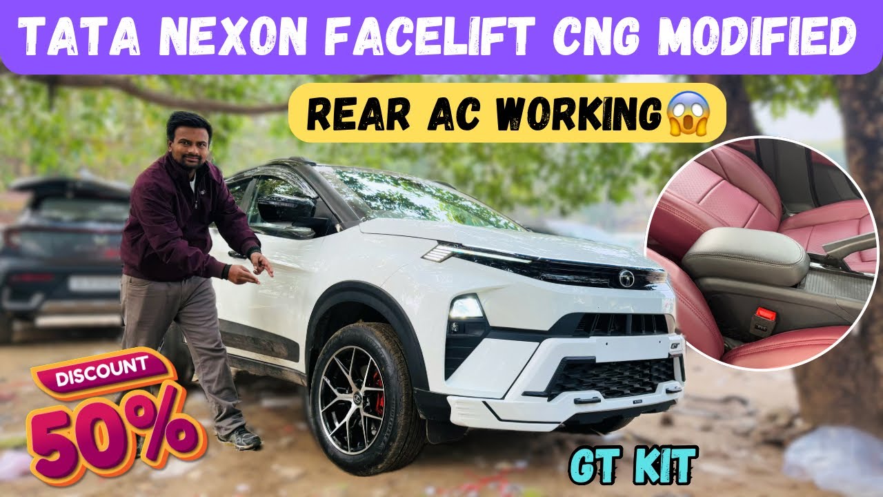 REAR AC INSTALLED IN TATA NEXON FACELIFT CNG TATA NEXON MODIFICATION ...