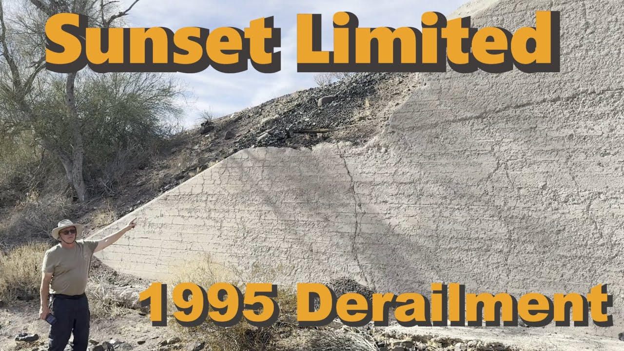 Southern Pacific Trail Sunset Limited 1995 Train Derailment - YouTube