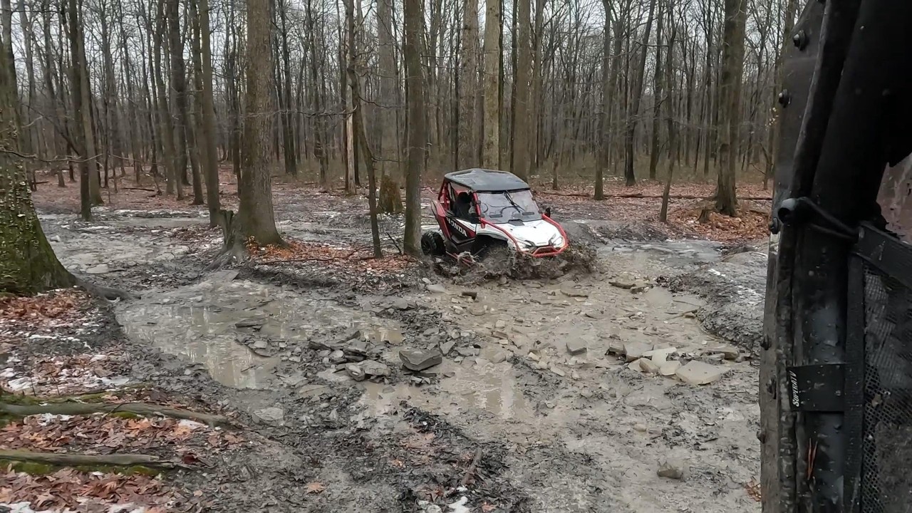 The Icy mud holes at the AOAA. December 28 2024 - YouTube