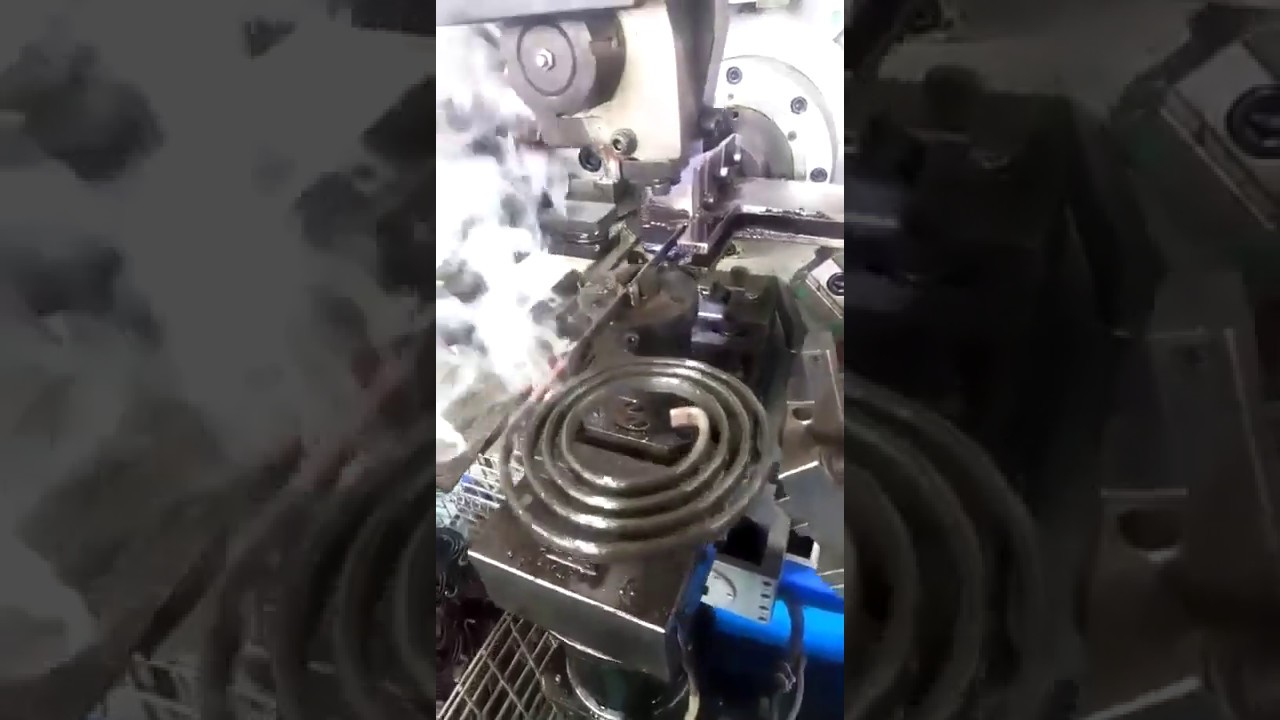 How to production the Spiral Spring /Volute Spring ? - YouTube