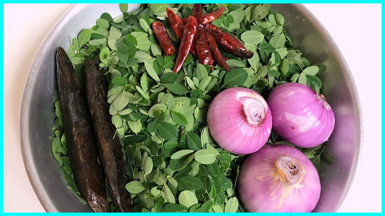 FRIED MORINGA LEAVES RECIPE | THELLI MURANGA FAIY| THELLI FAIY RECIPE ...