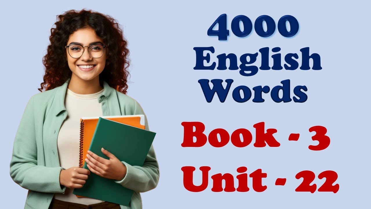 4000 English Word Book 3 Unit 22 ׀ Improve your English Vocabulary with ...
