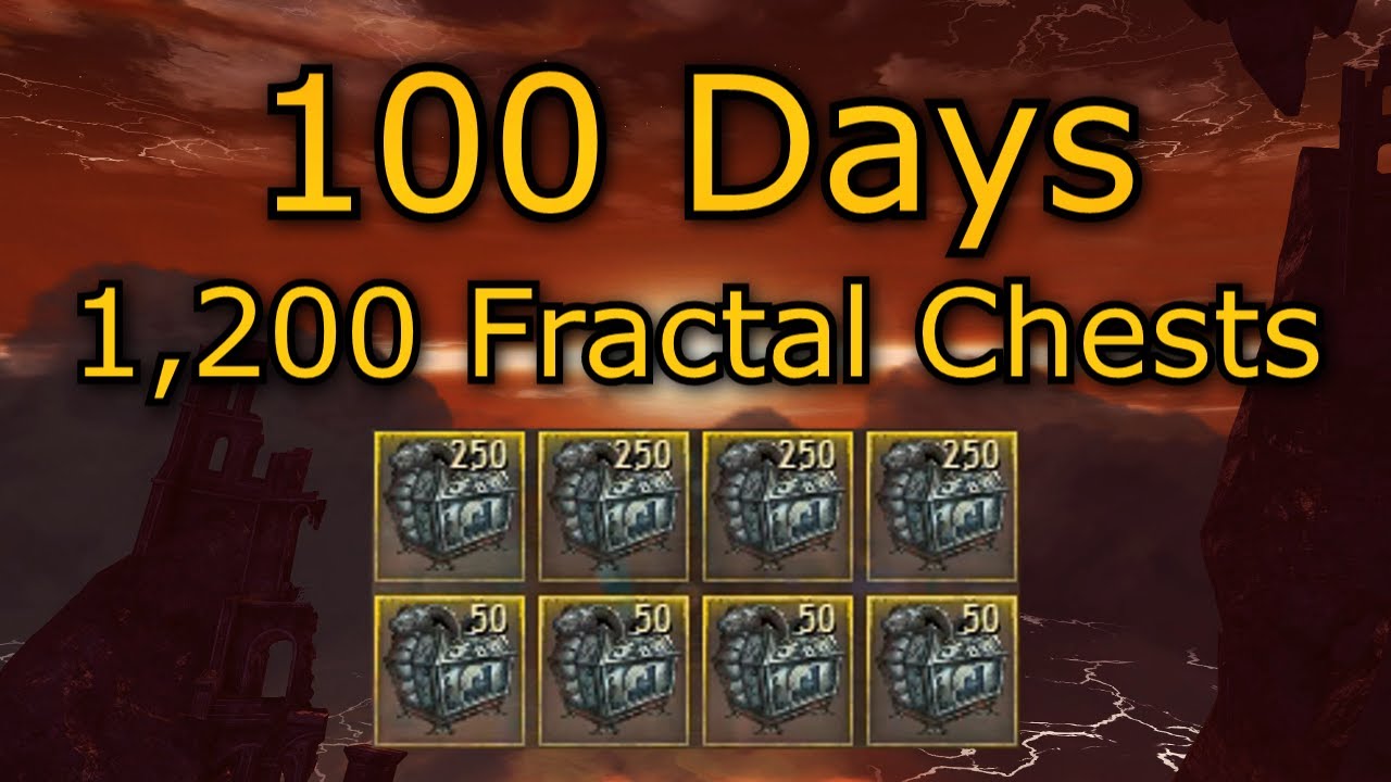 Opening 100 Days Worth of T4s Fractal Chests | Gold Farming 2023 ...