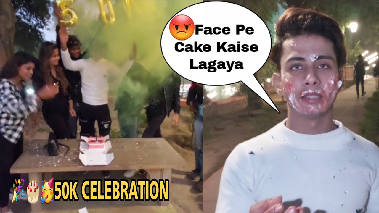 50K COMPLETED || CAKE CUTTING || CLASSY HARSH - YouTube