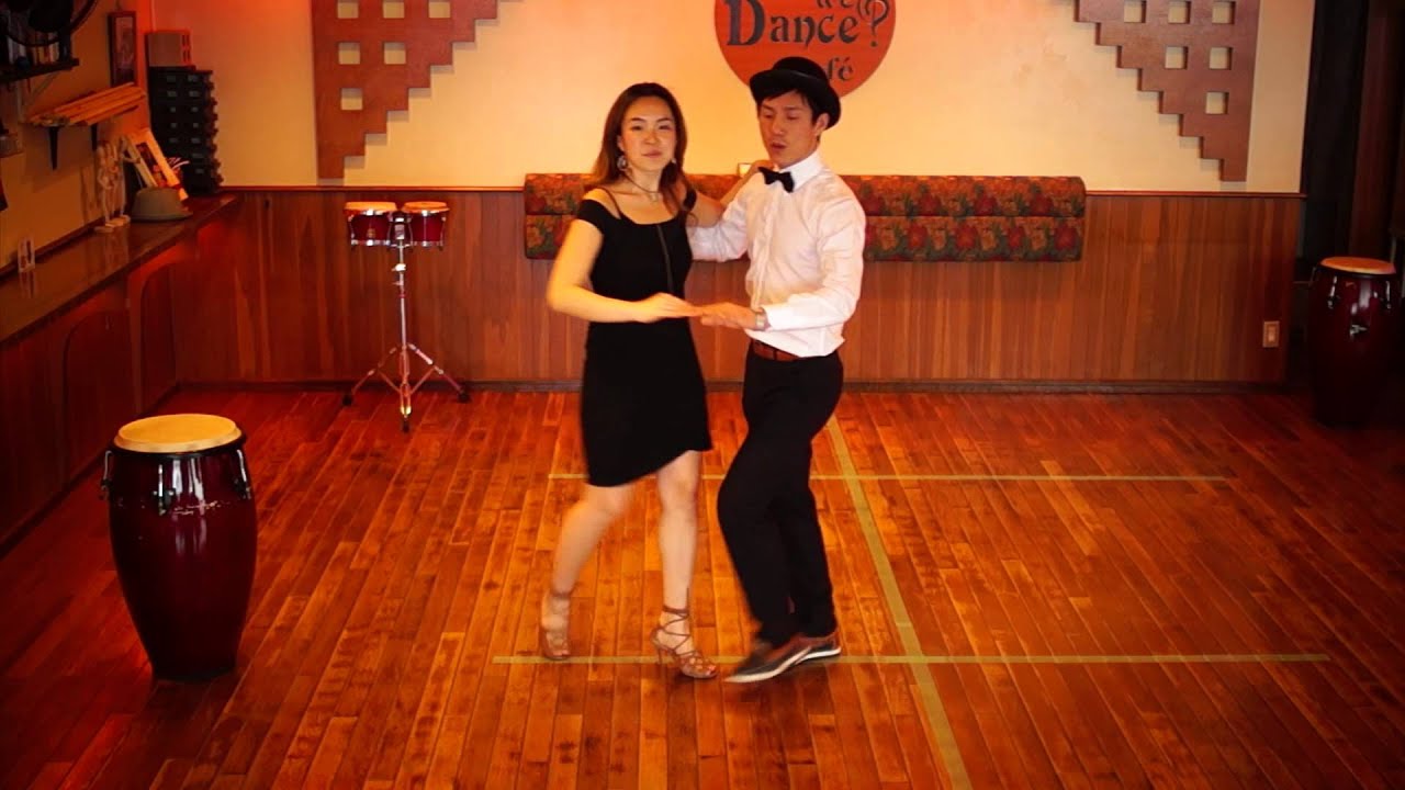 slow salsa beginner take 023 - YouTube