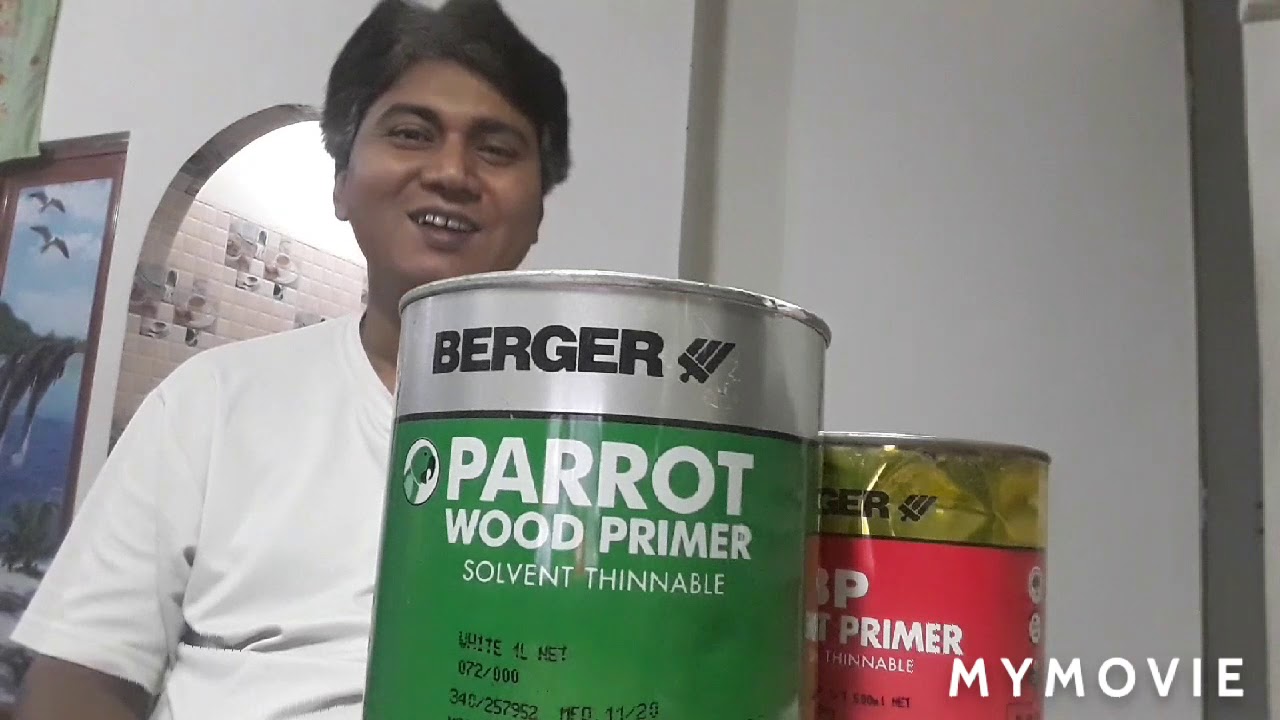 Berger wood primer.Parrot wood primer.wood primer #rainbowpainters ...