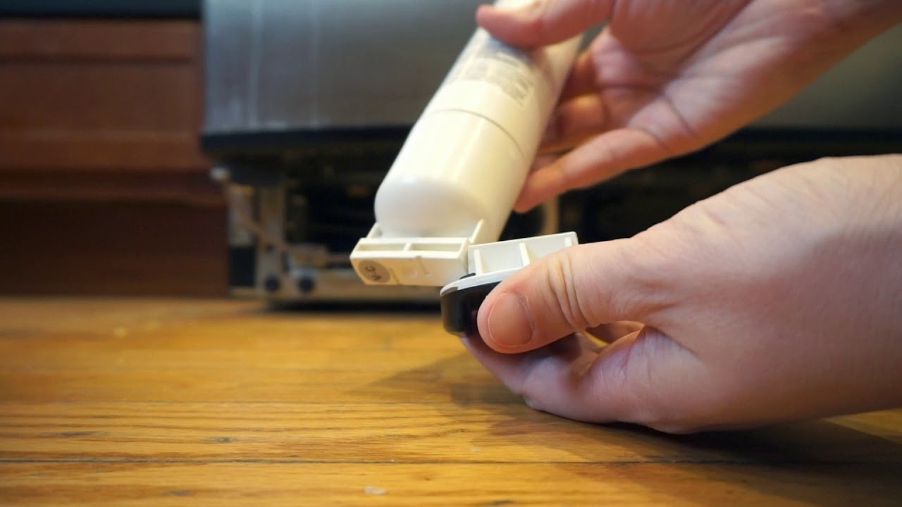 How to Change Water Filter on a KitchenAid Side-by-Side Stainless Steel ...
