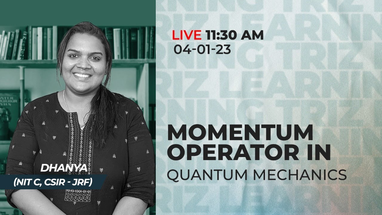 Momentum Operator in Quantum Mechanics Simplified | GATE 2023 - YouTube