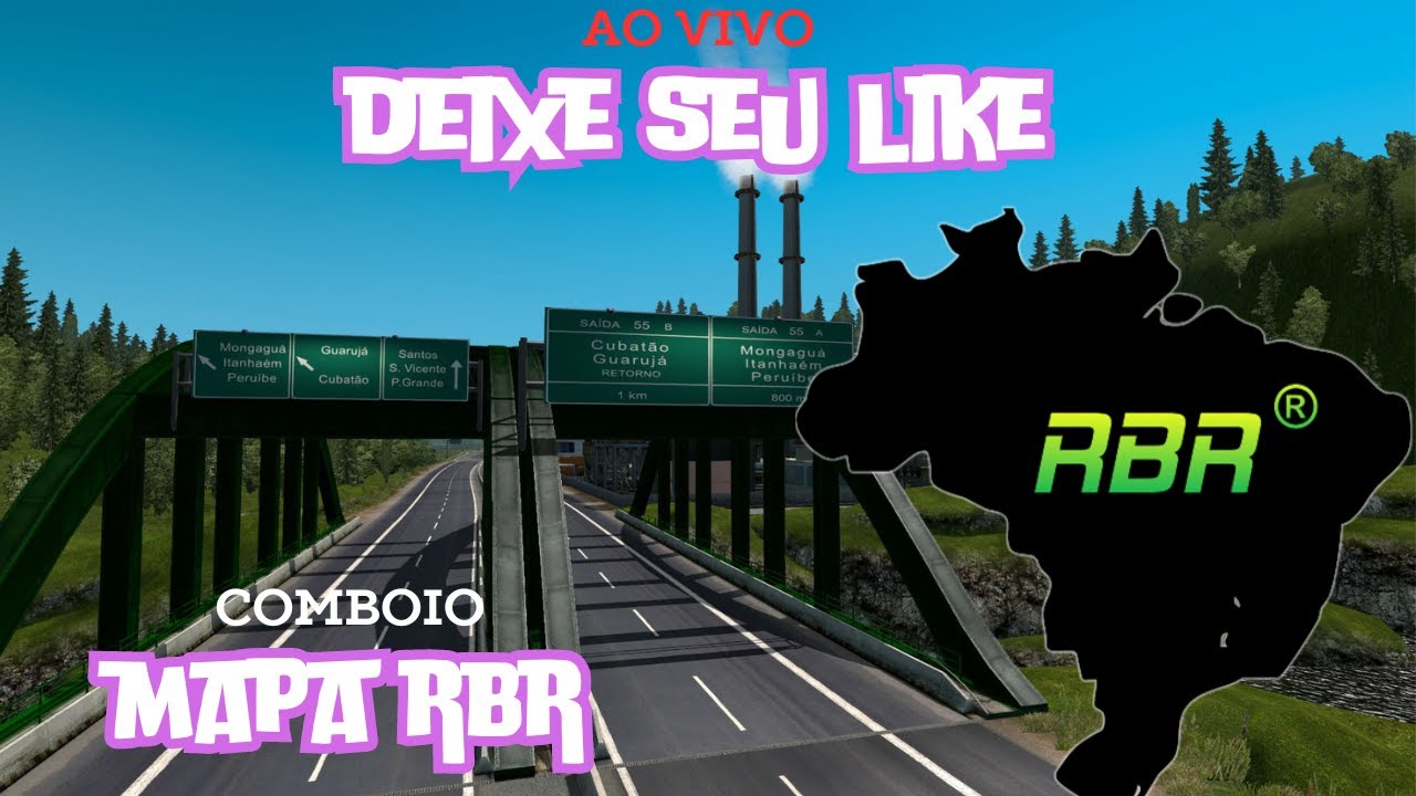 vamos de mapa RBR Comboio aberto #eurotrucksimulator2 - YouTube