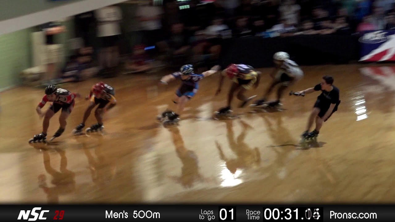 NSC 29 - Men's 500m - Inline Speed Skating - YouTube