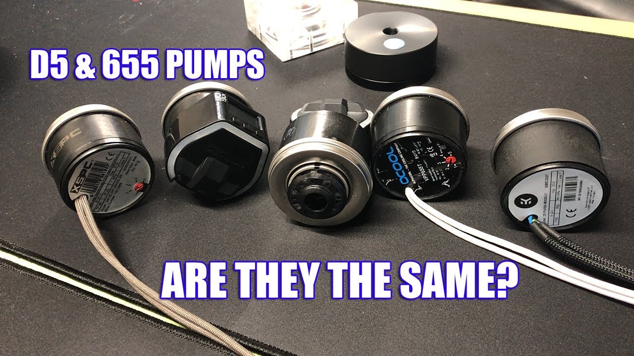 Which pump to use D5 or 655 - YouTube
