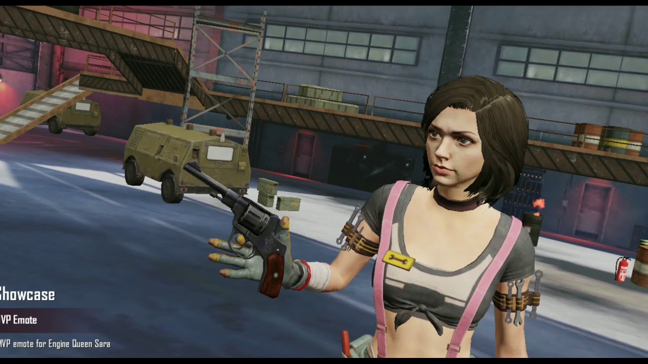 PubgMobile Sara MVP Emote 😍😍😍 !!! So cuteee!!! - YouTube