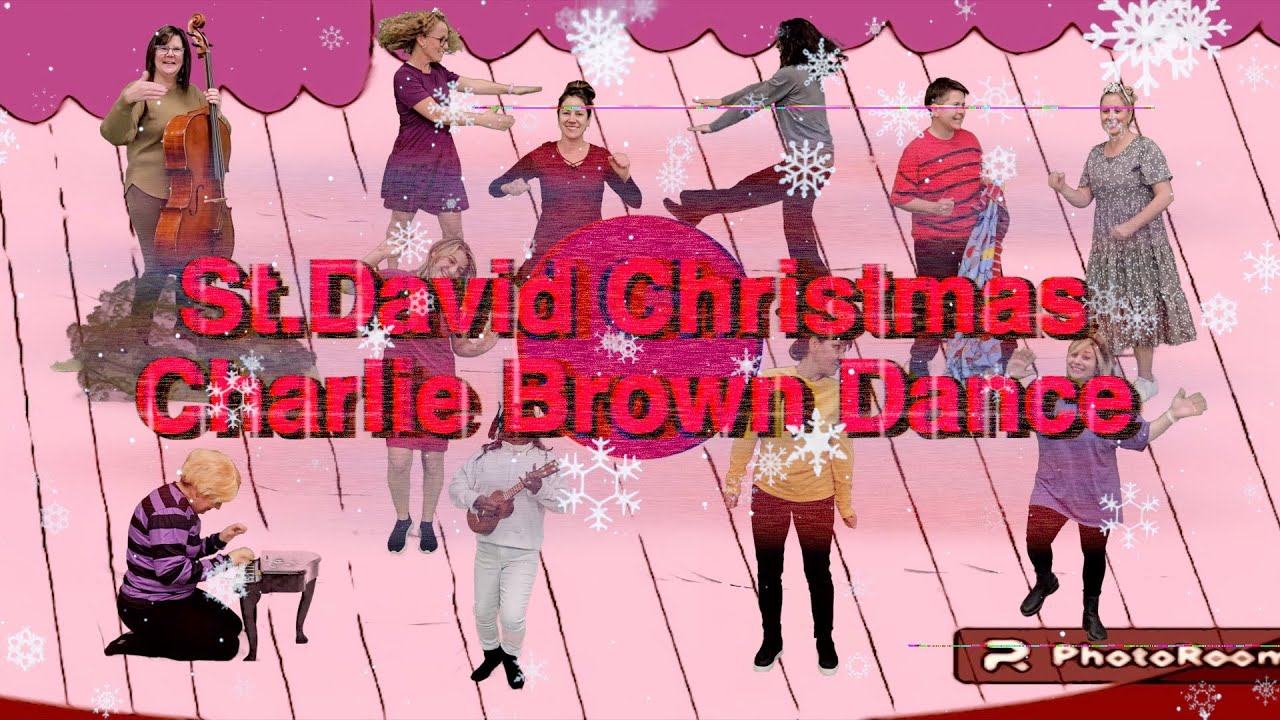 St David Christmas Charlie Brown Dance - YouTube