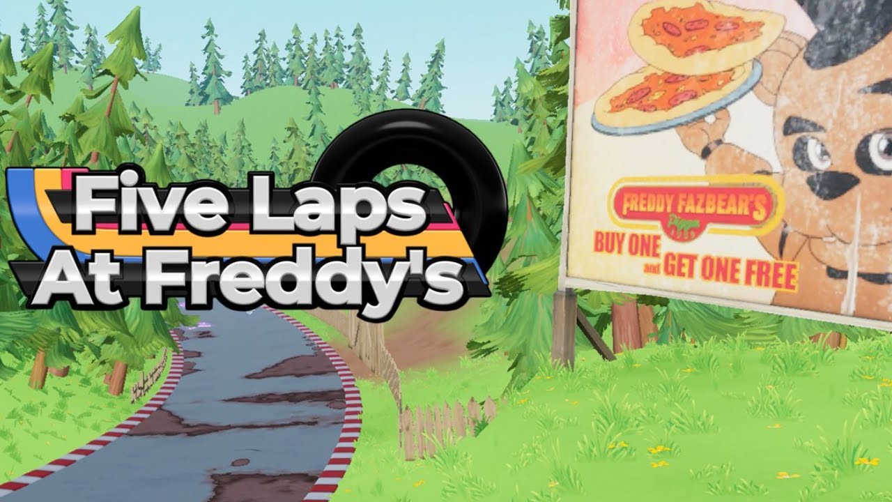 NEW FNAF KART GAME! | Five Laps At Freddy's Reaction Video - YouTube