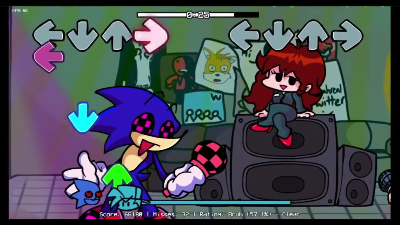 Friday Night Funkin’ vs Songo.mov!(Sonic) Mod | HARD mode | FNF ...