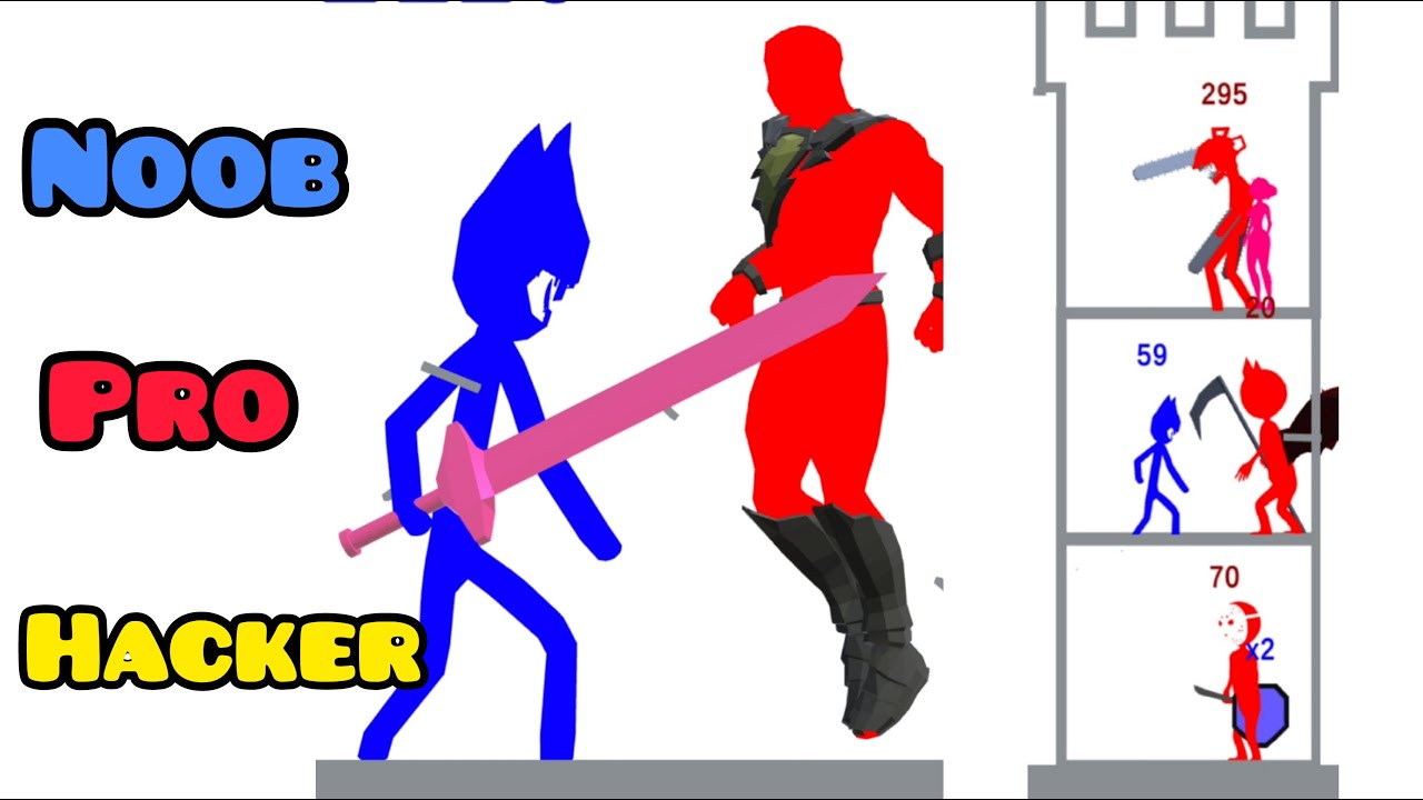 Stick Hero #21 Noob Pro Hacker - YouTube