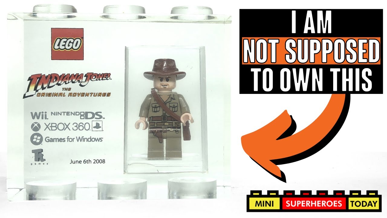 RARE LEGO Indiana Jones VIDEO GAME DEVELOPER AWARD - Story and Review ...