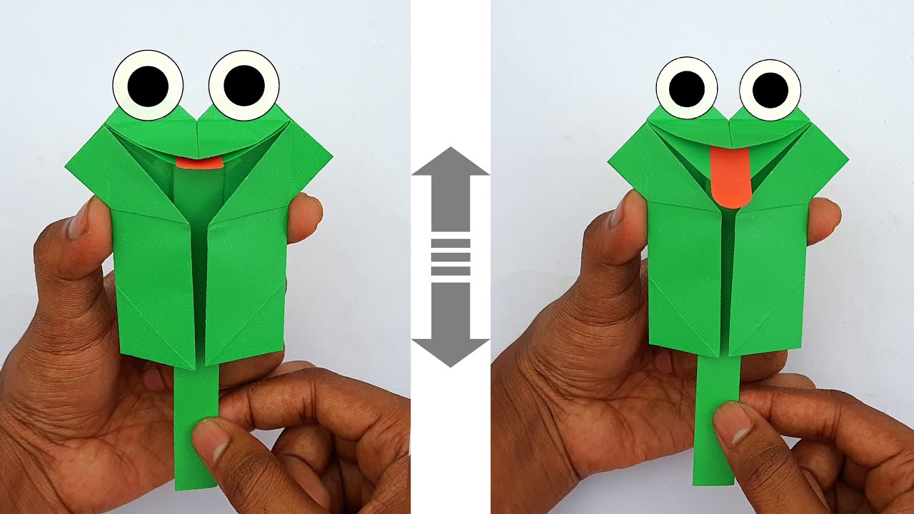 DIY Crazy Frog With Paper | Moving Paper TOYS | Easy Paper Crafts Toy ...