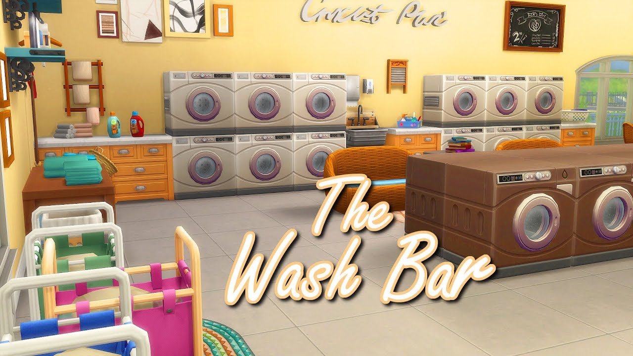 The Wash Bar | The Sims 4 // Speed Build - YouTube