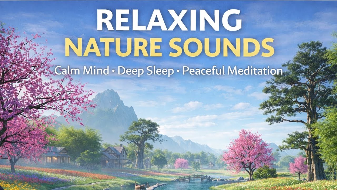 Relaxing Nature Sounds 🌿 Calm Mind, Deep Sleep & Peaceful Meditation ...