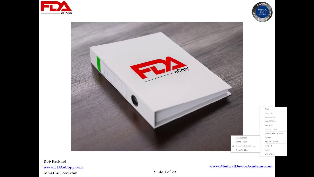 FDA eCopy Webinar - YouTube