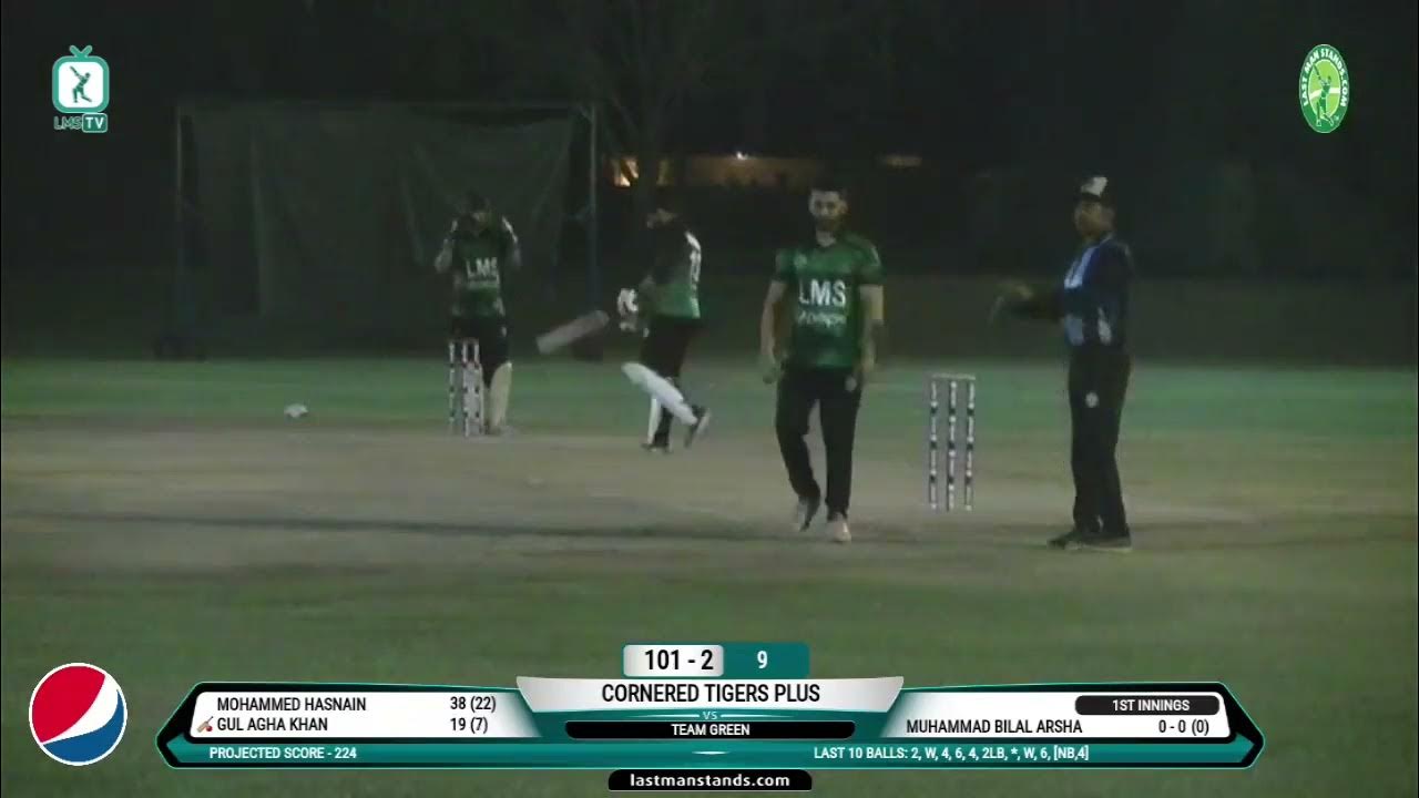 Match Highlights: Cornered Tigers Plus vs Team Green | Lahore | Pakistan - YouTube