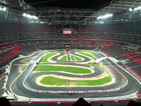 Race of Champions, Wembley 2007 - Schumacher v Ekstrom, final heat ...