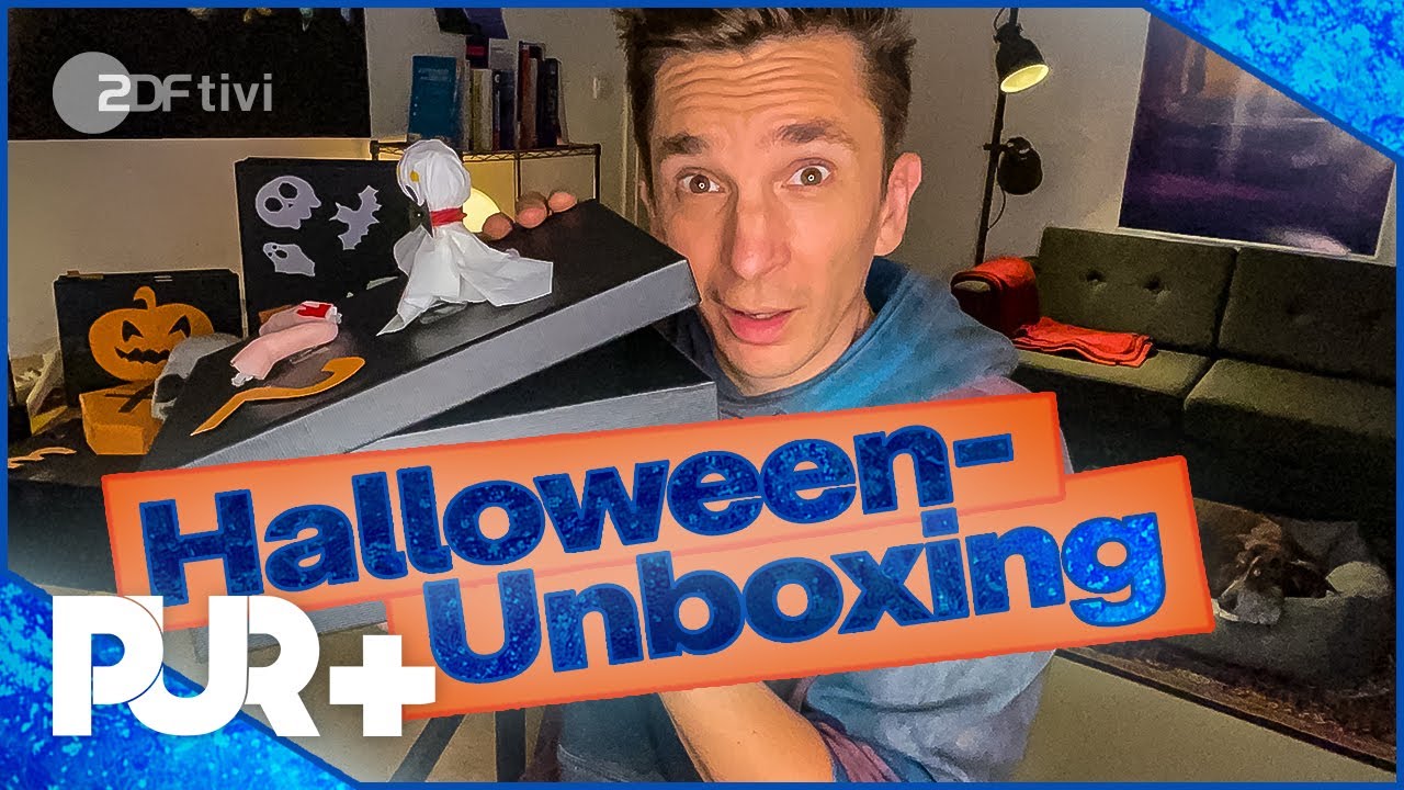 Gruseliges Halloween-Unboxing mit Eric - PUR+ | ZDFtivi - YouTube