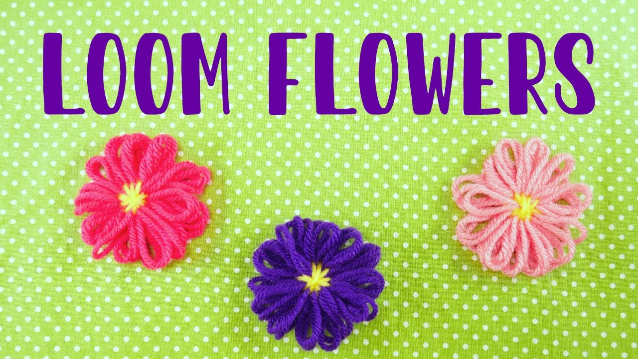 🌸 How To Make A Loom Flower - YouTube