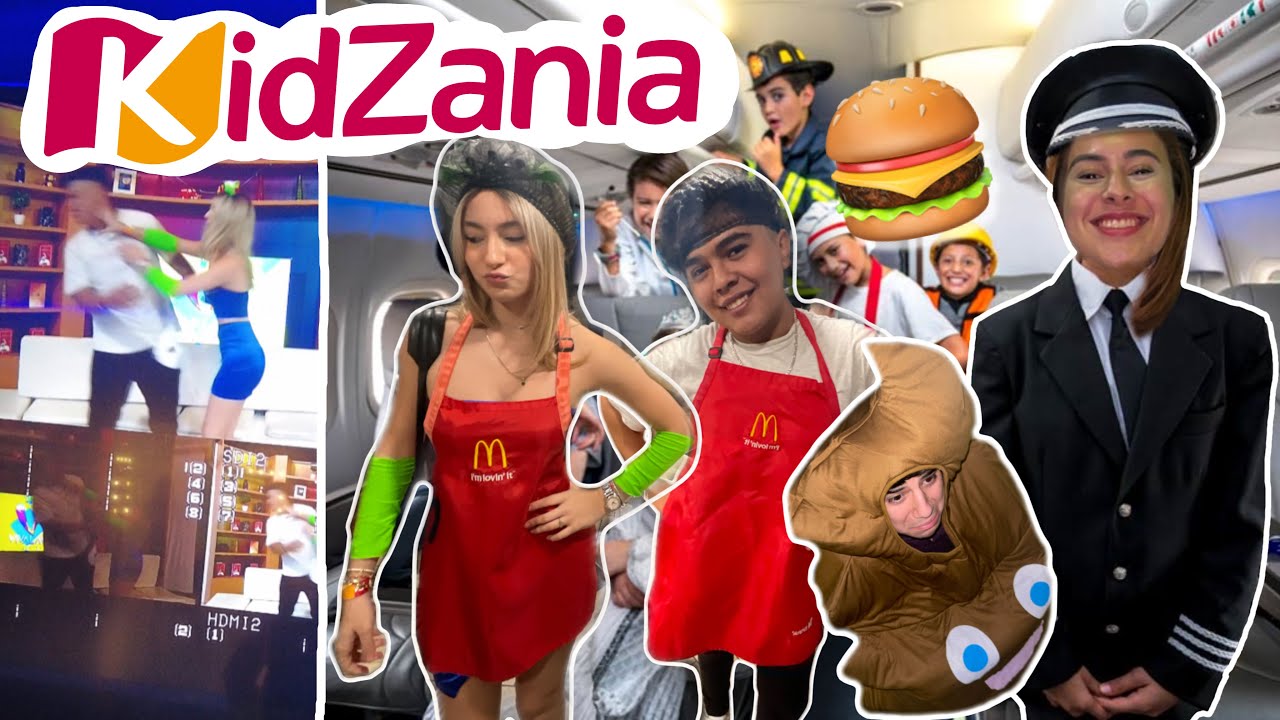 DAFNNE Y MARCOS SALEN PELEANDO EN LA TV *una noche en Kidzania* | Hermanas JM - YouTube