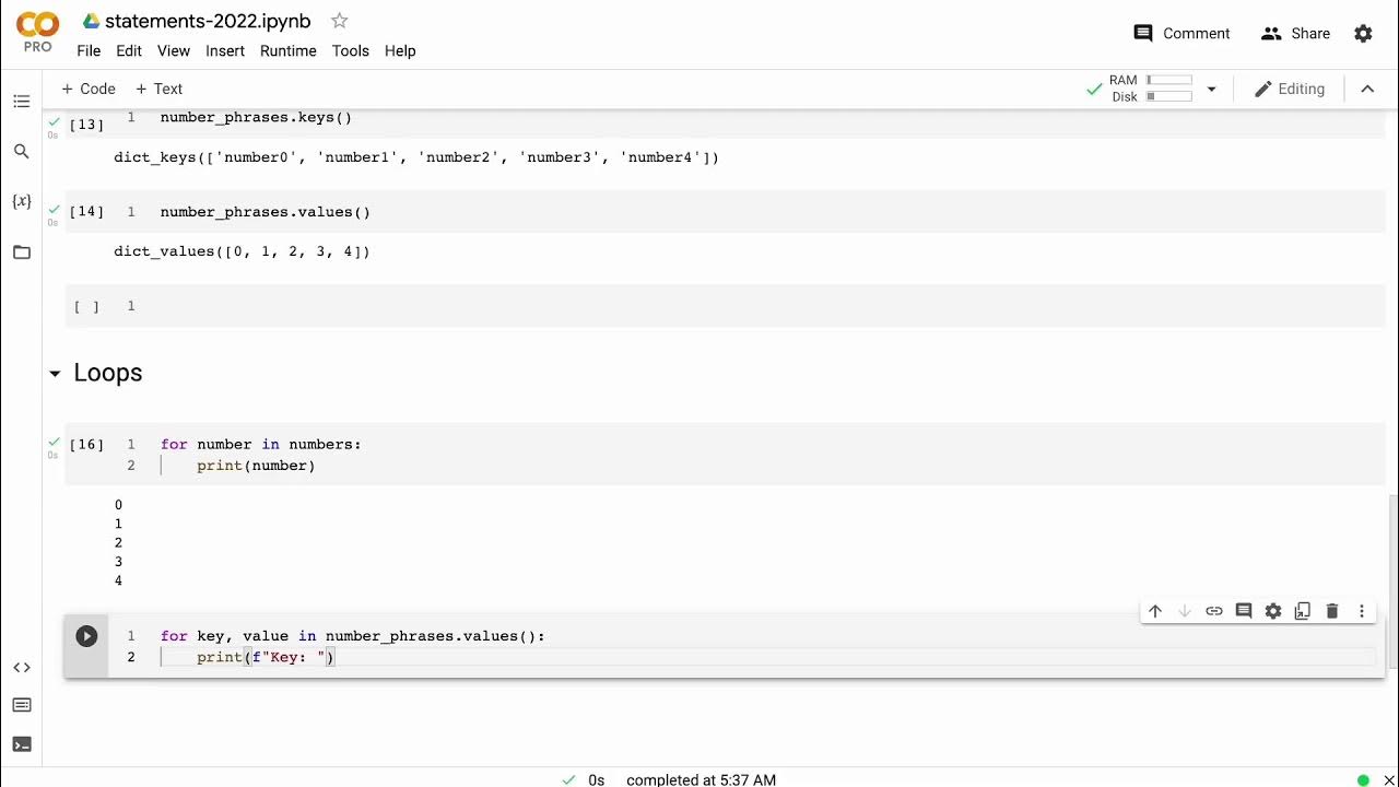Python Statements with Google Colab, IPython and GitHub CodeSpaces - YouTube
