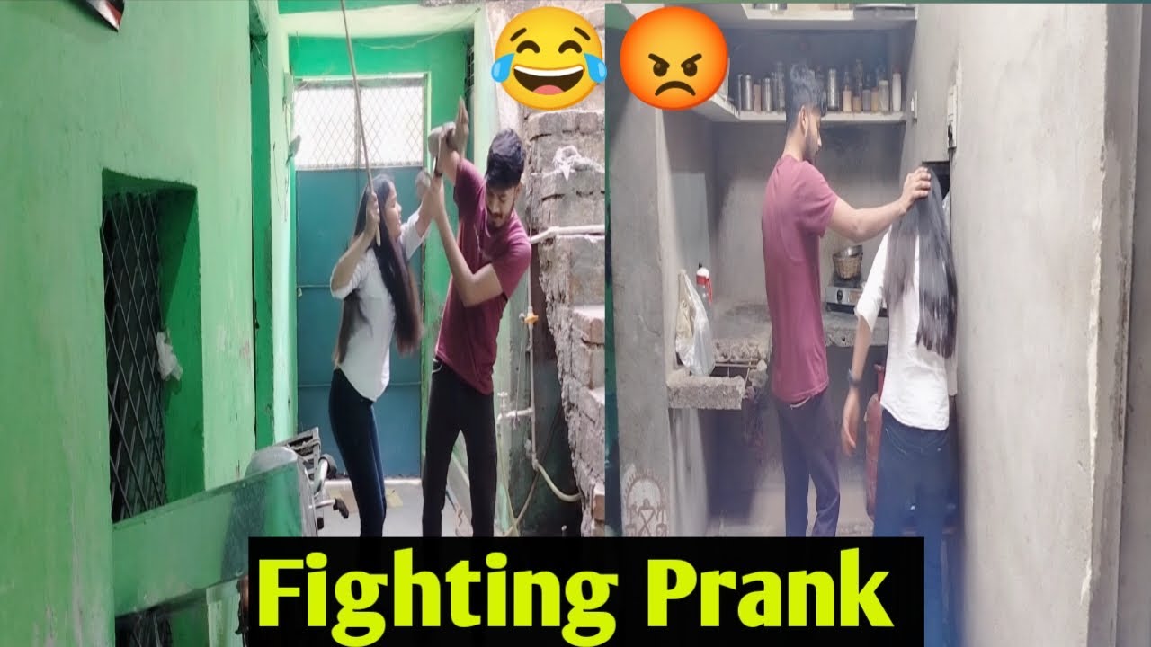 FIGHTING PRANK on sister ||😂😡|| #comedy #funny #ytshorts #fighting # ...