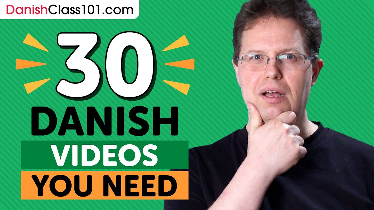 Learn Danish: 30 Beginner Danish Videos You Must Watch - YouTube