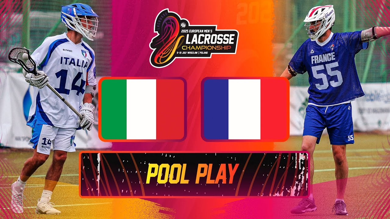 Italy 🇮🇹 vs France 🇫🇷 | Pool Play | 2025 European Men's Lacrosse ...