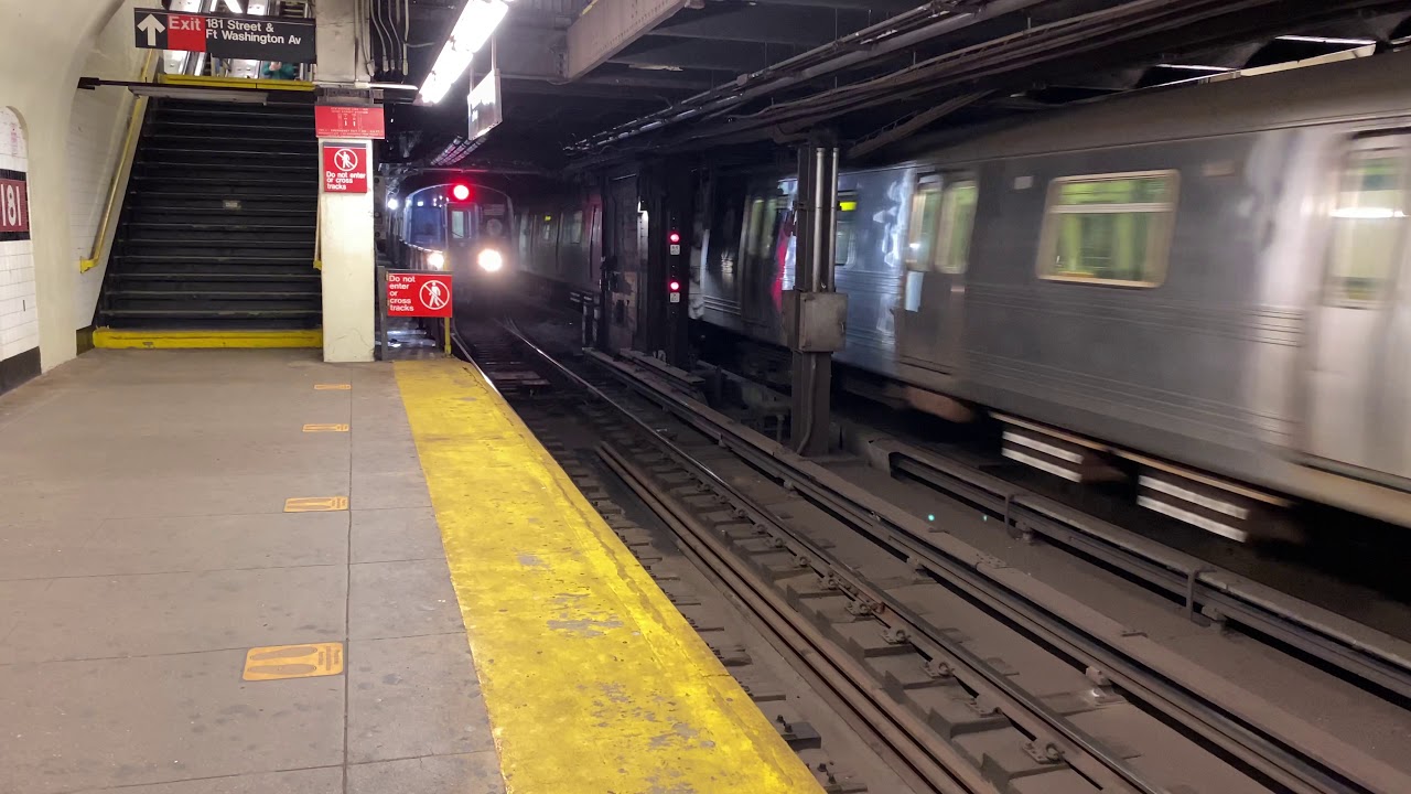 MTA NYC Subway R179 A train arriving at 181st Street (1/12/21) [4K ...