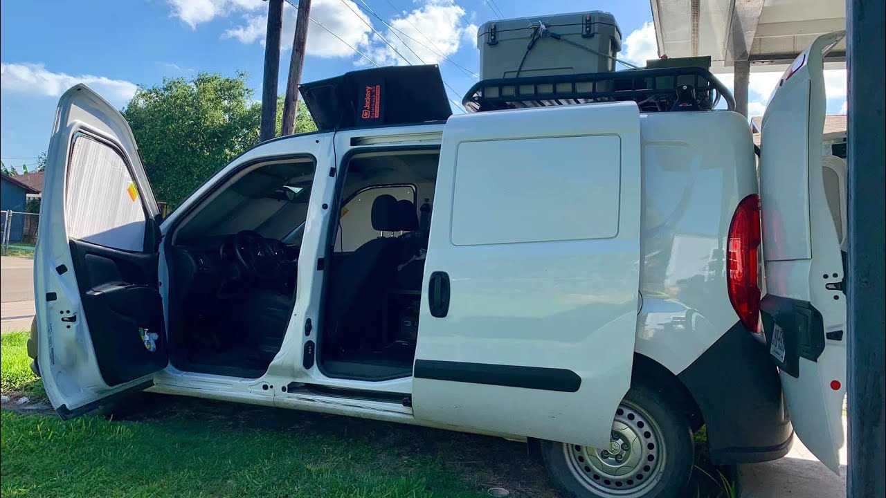 Ram ProMaster City mini camper van walk around. - YouTube