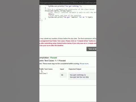 NPTEL Programming in Java Week-2 Programming assignment 4 - YouTube