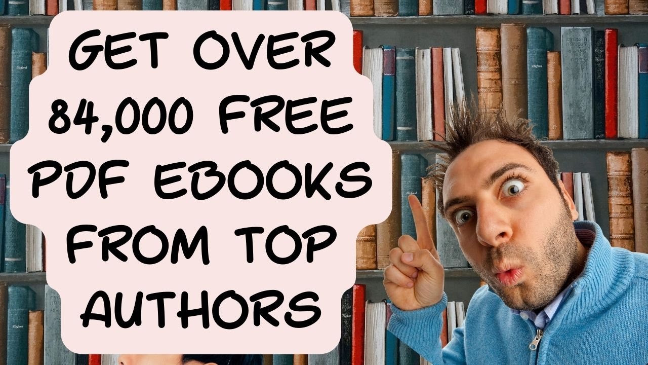 GET OVER 84 MILLION FREE PDF EBOOKS FROM TOP AUTHORS. - YouTube