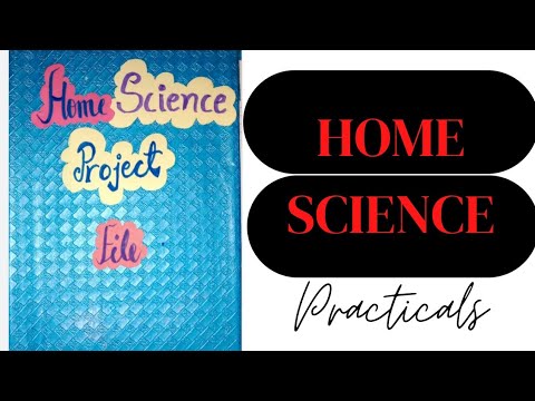 class 11 home science practical file - YouTube