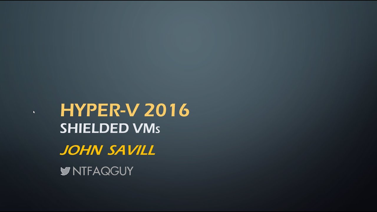 Shielded VM Demonstration and Quick Setup - YouTube