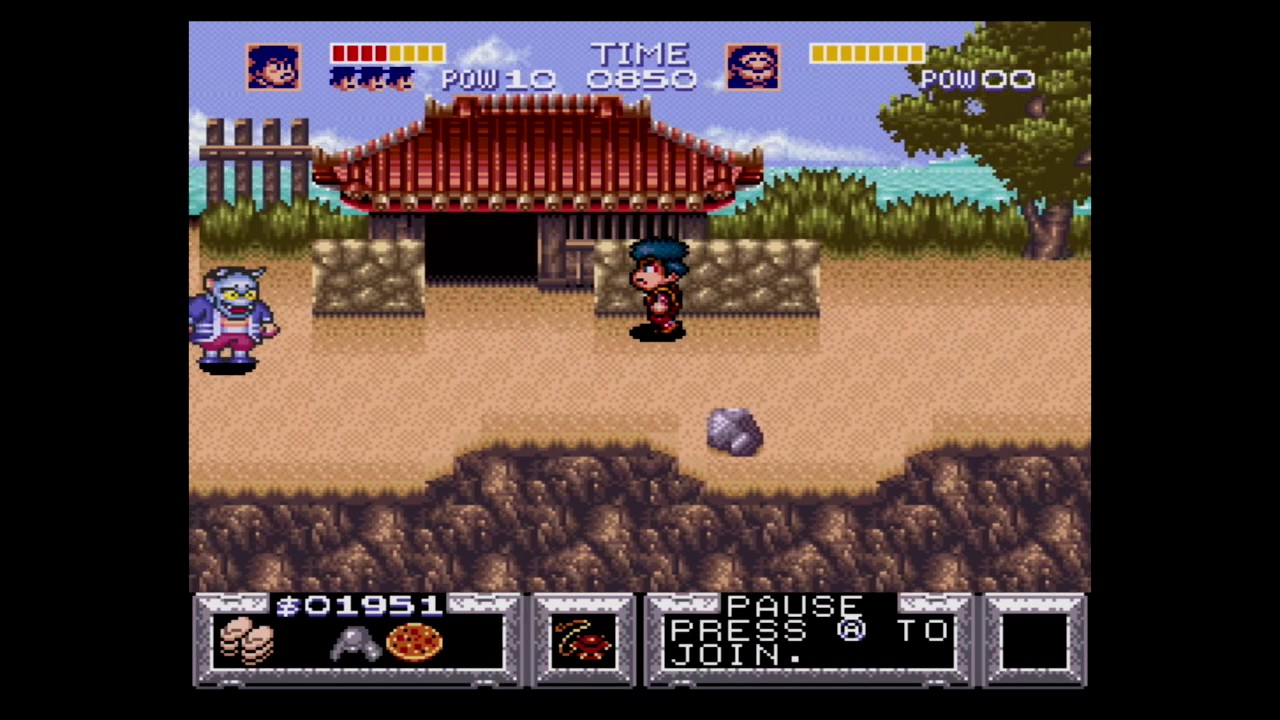 Game Play The Legend of the Mystical NInja: Warlock Zone 8 - YouTube