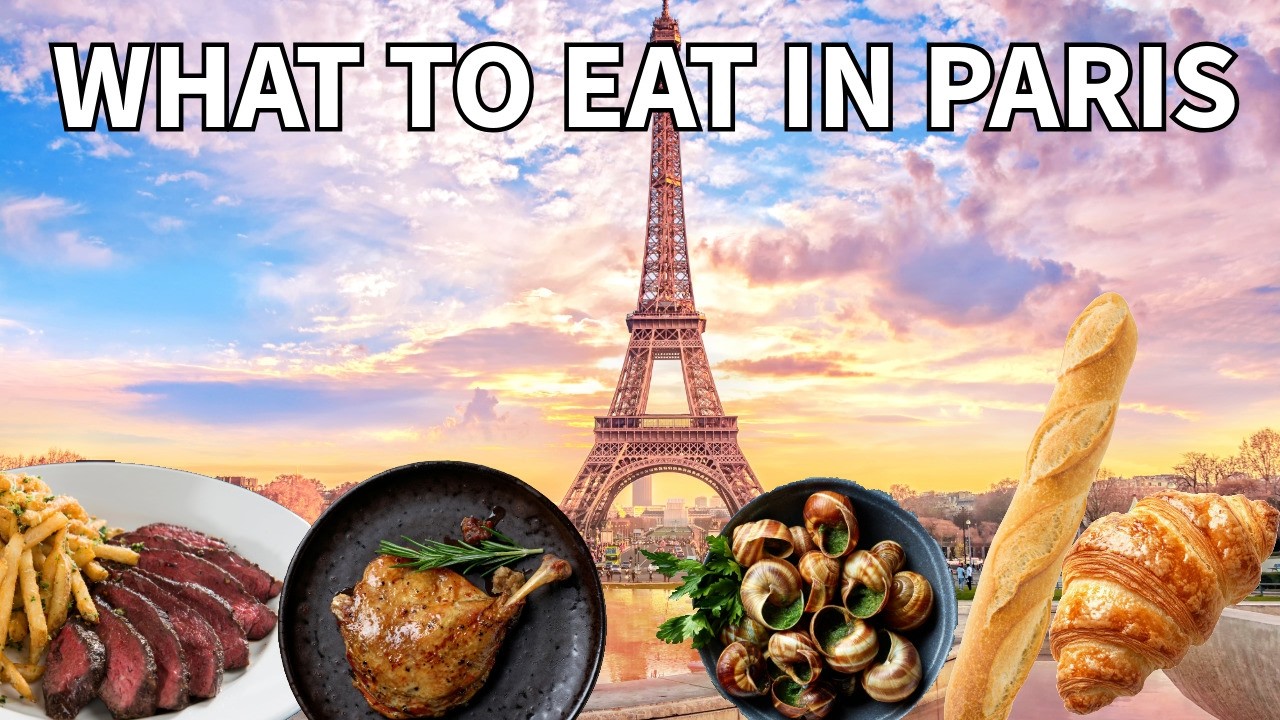 Paris Food Guide 2025 - 15 MUST EAT Food in Paris - YouTube