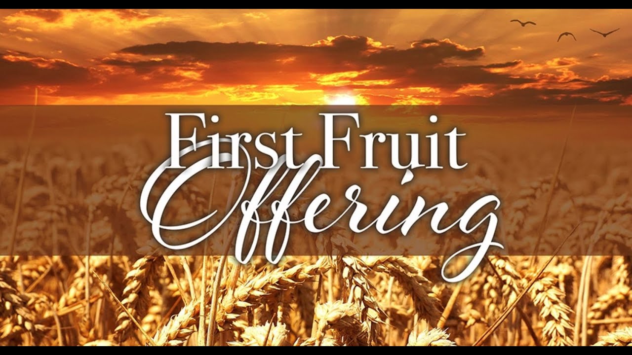 FIRST FRUITS SUNDAY SERVICE CONT'D - YouTube