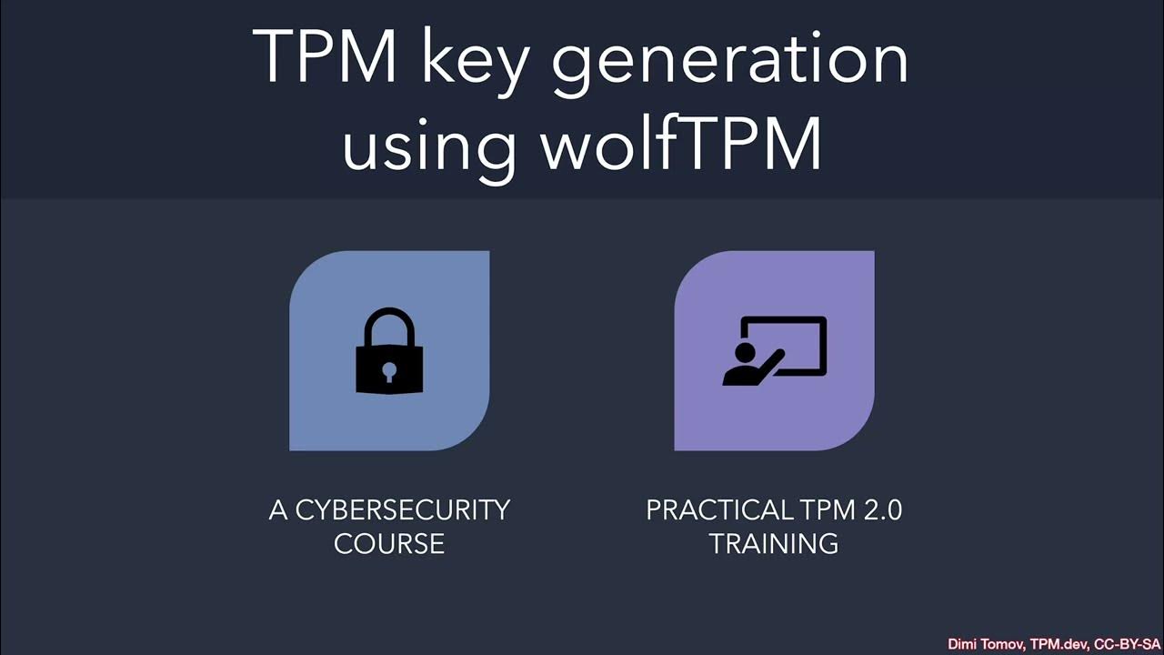 Introduction to Trusted Platform Modules (TPMs) TC1101 Lecture J 1 - YouTube