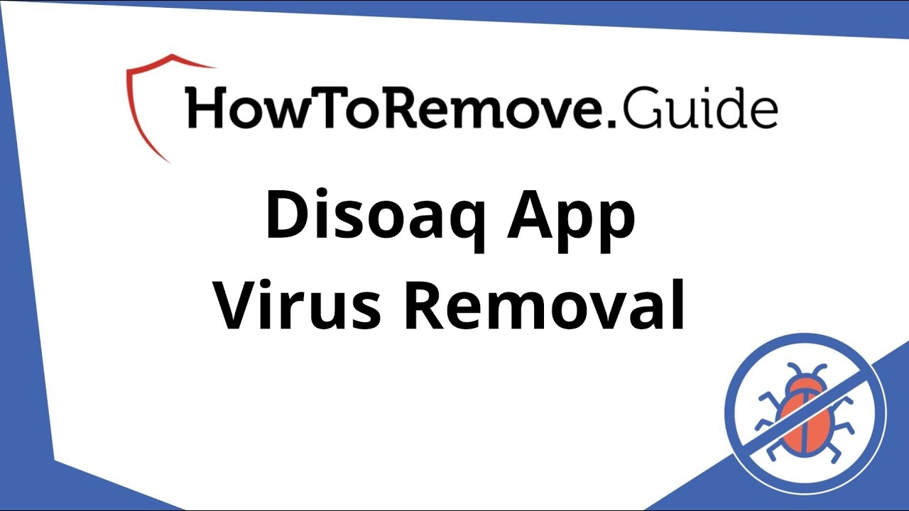Disoaq App Virus Removal - YouTube